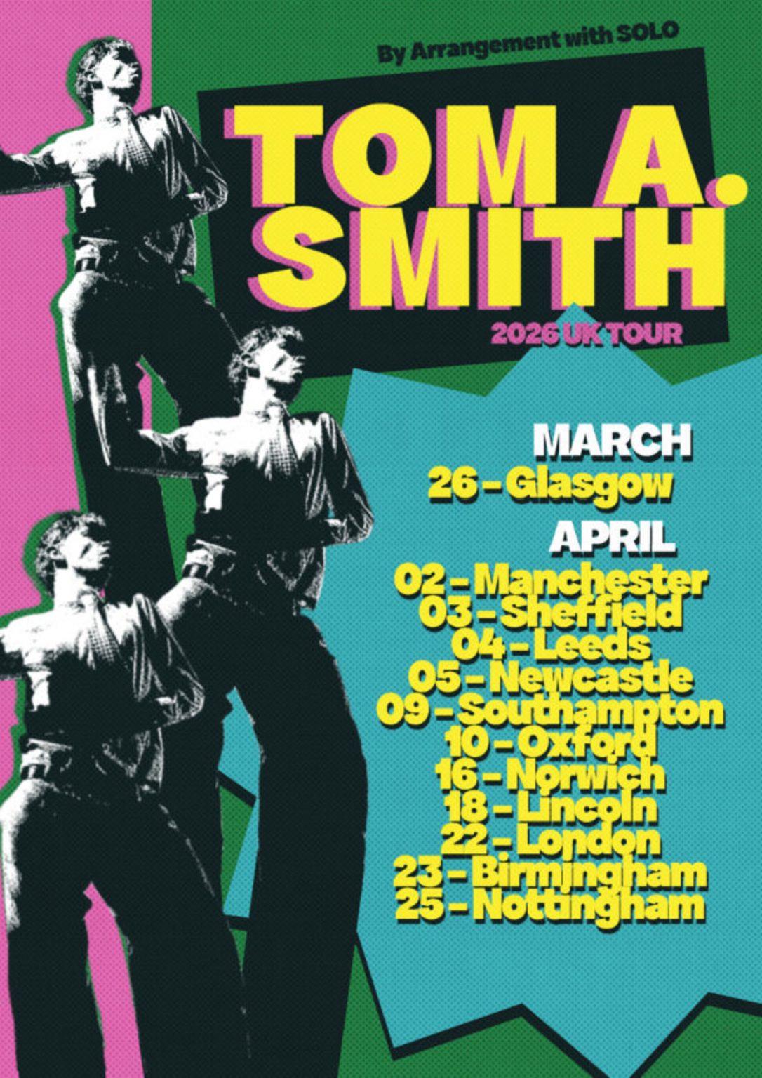 Tom A. Smith Announces Major Spring 2026 UK Headline Tour Following ...